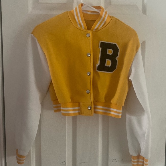 Jackets & Coats | Cute Cropped Varsity Jacket | Poshmark
